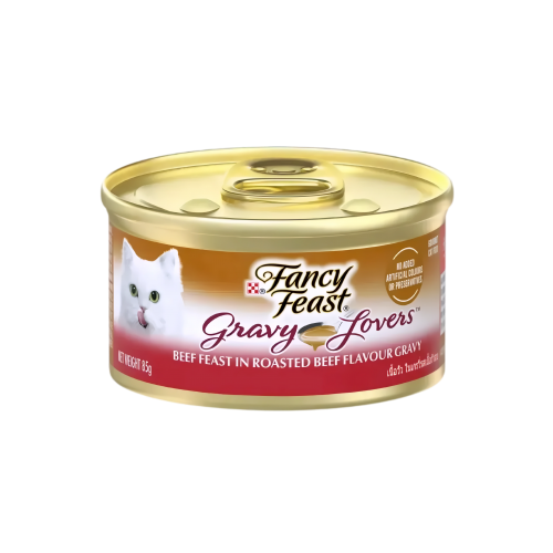 Fancy Feast Gravy Lovers Beef Feast Flavor Gravy 85g | CatSmart Singapore