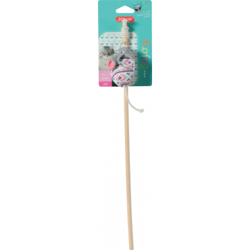 Zolux Toy Fishing Rod Rabbit-Shaped Ball Grey | CatSmart Singapore